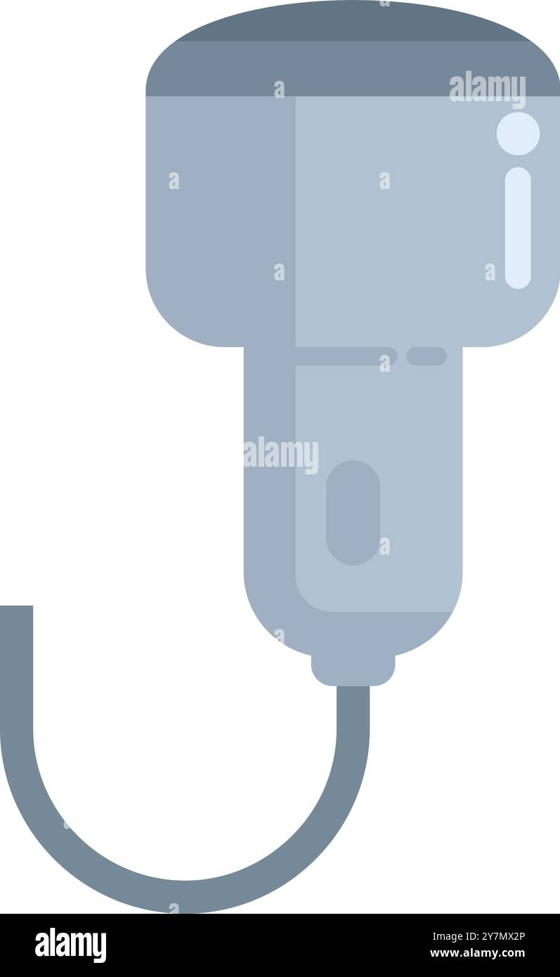 Medical equipment showing an ultrasound machine scanning device for ...