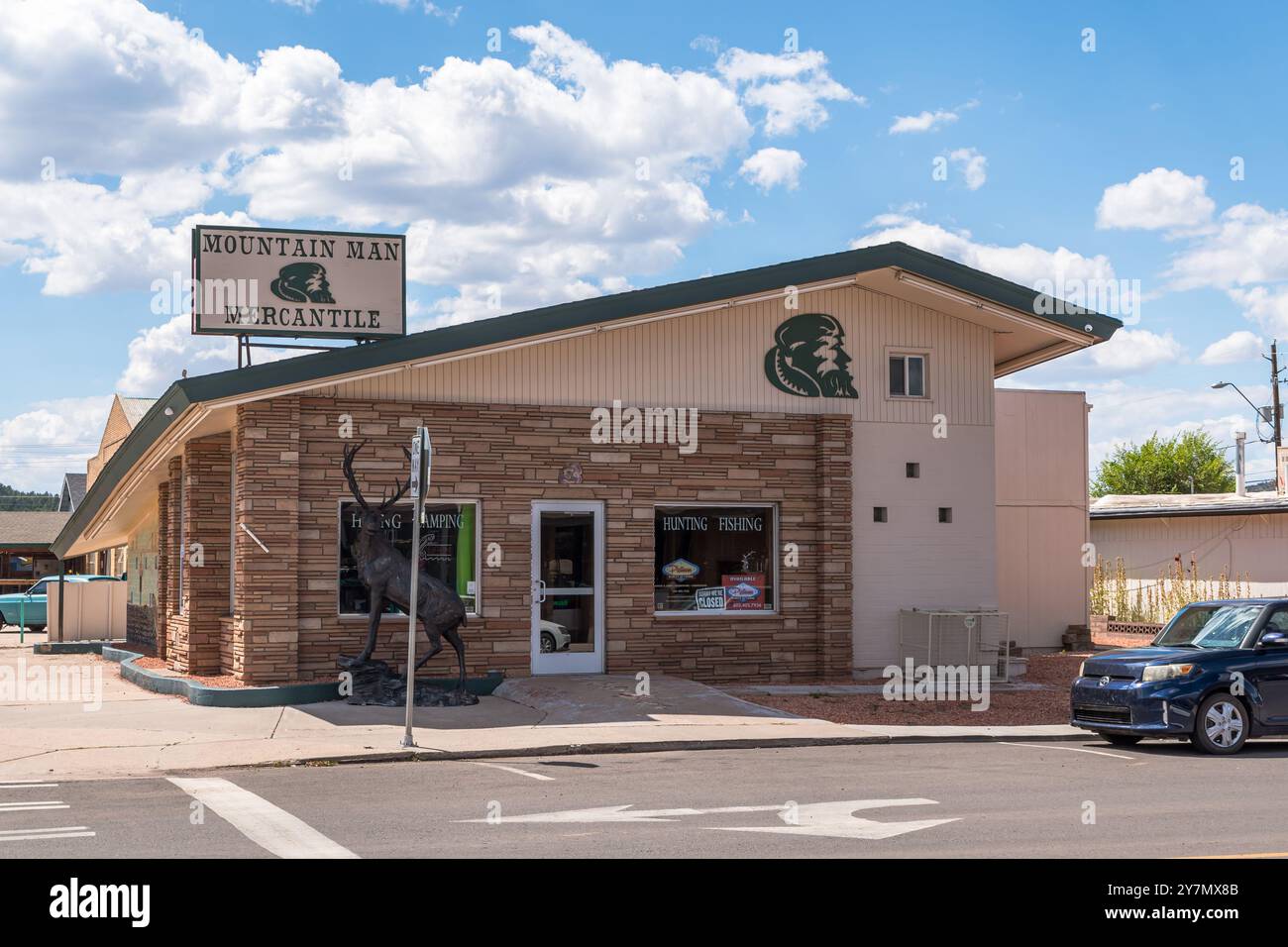The Mountain Man Mercantile Outdoor store in Williams, Arizona, USA ...