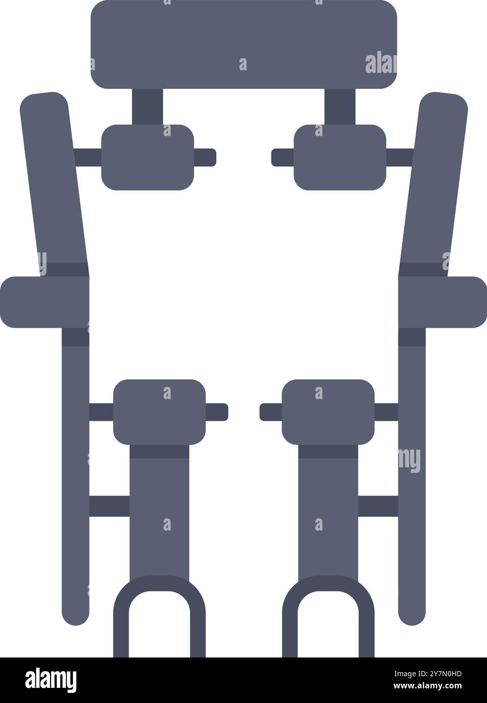 Neck exercise machine for rehabilitation featuring head support and ...