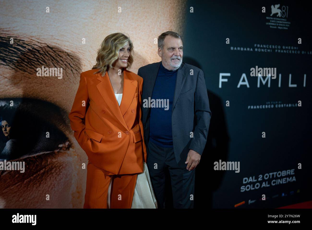 Rome, Italy. 30th Sep, 2024. Myrta Merlino and Marco Tardelli attend ...