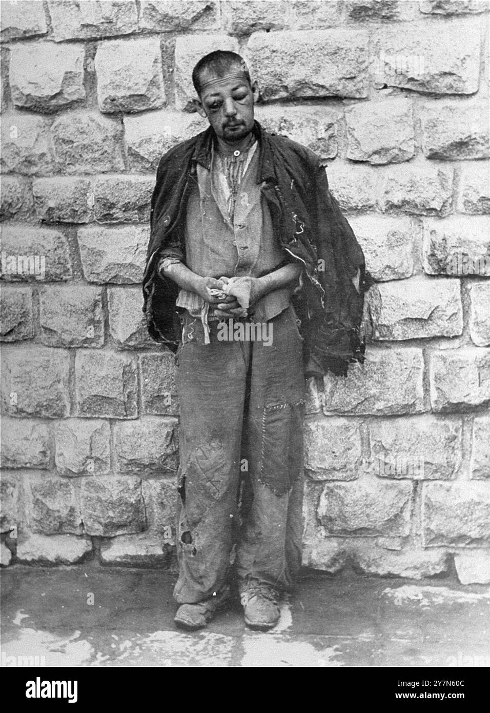 A new arrival at the "Klagemauer" (wailing wall) after a week long trip ...