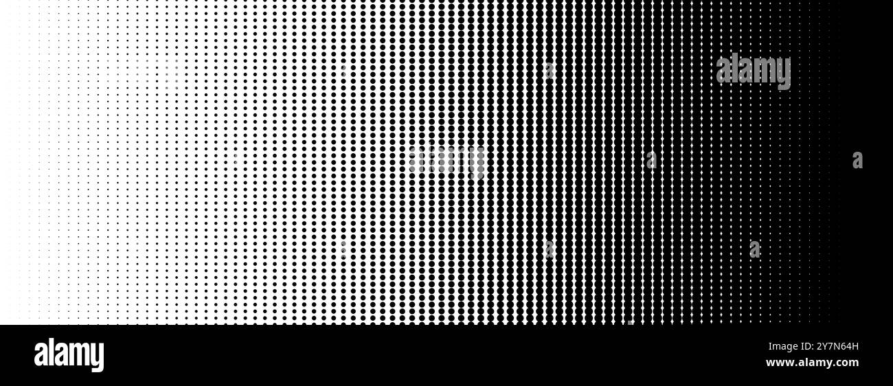 Dotted halftone gradient texture. Fading polka dot background. Repeated ...