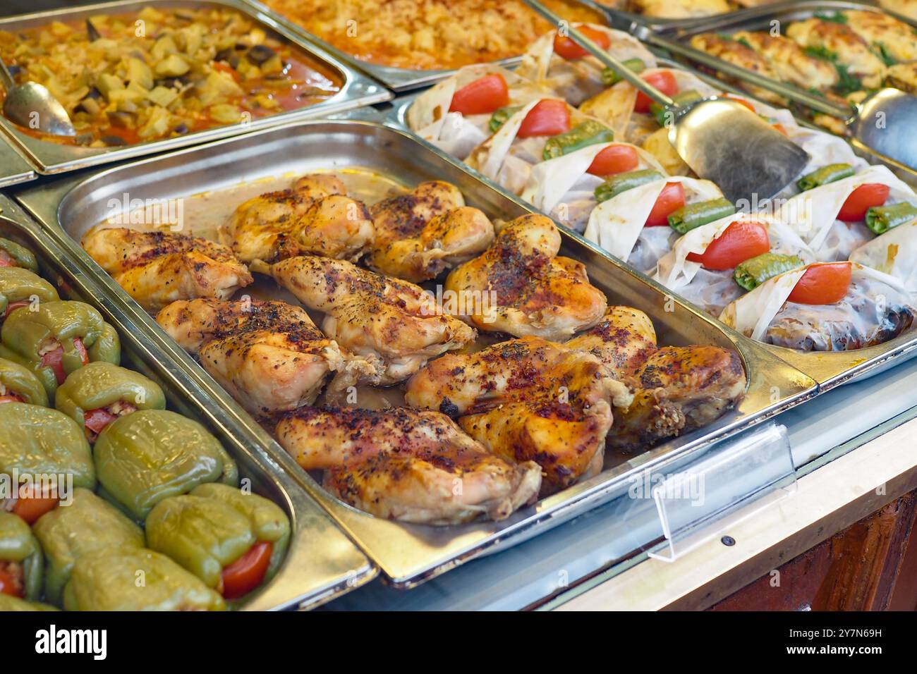 A Beautiful Array of Delicious Assorted Mediterranean Dishes ...