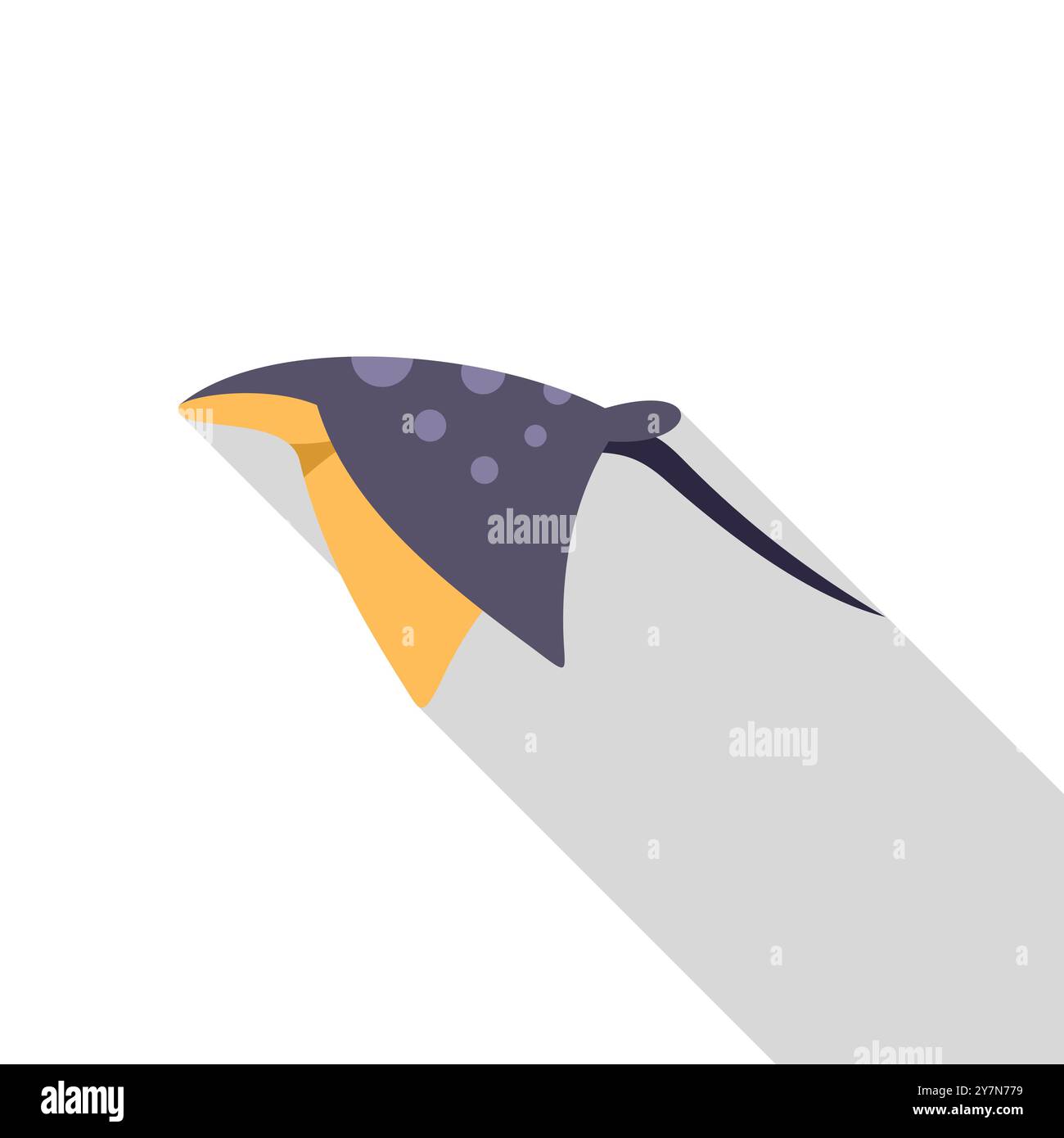 Spotted eagle ray swimming underwater, showcasing its unique spotted ...