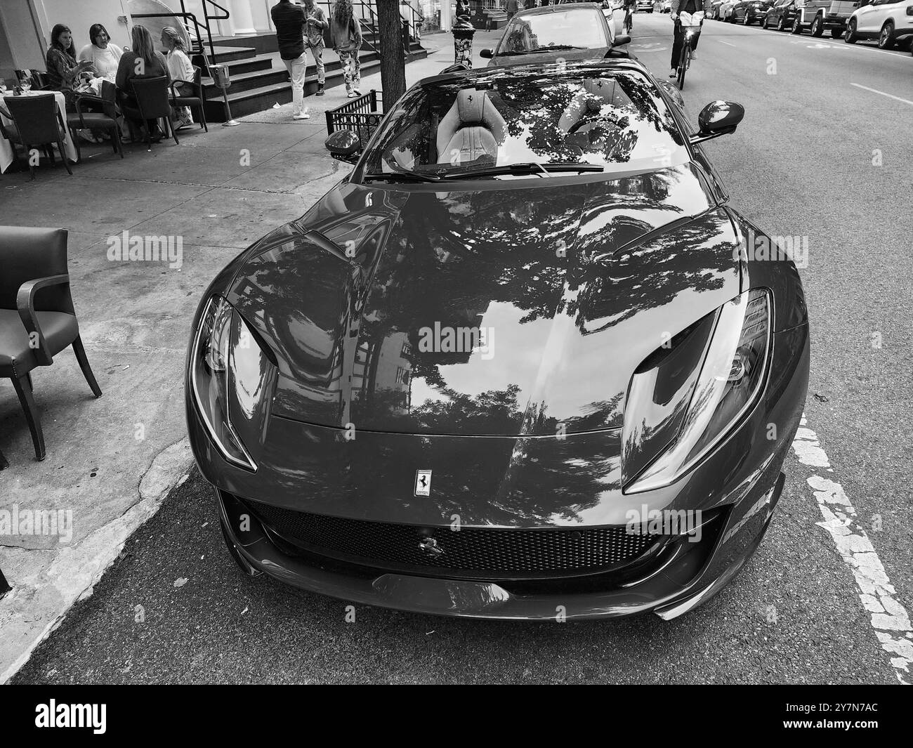 New York City, USA - June 03, 2023: Ferrari 812 GTS Superfast ...