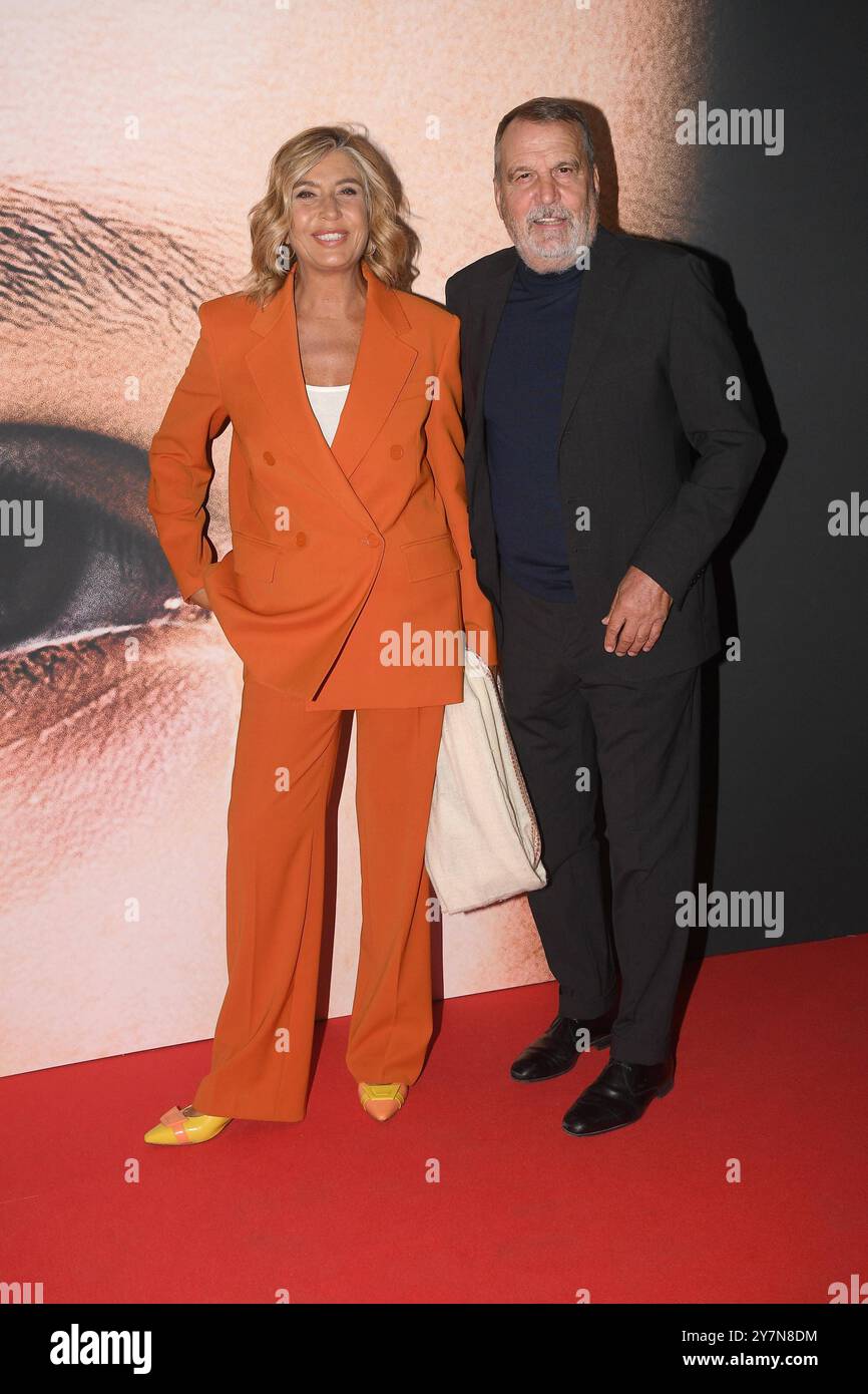 Rome, Cinema Adriano Preview of the Film " Familia ", In the photo ...