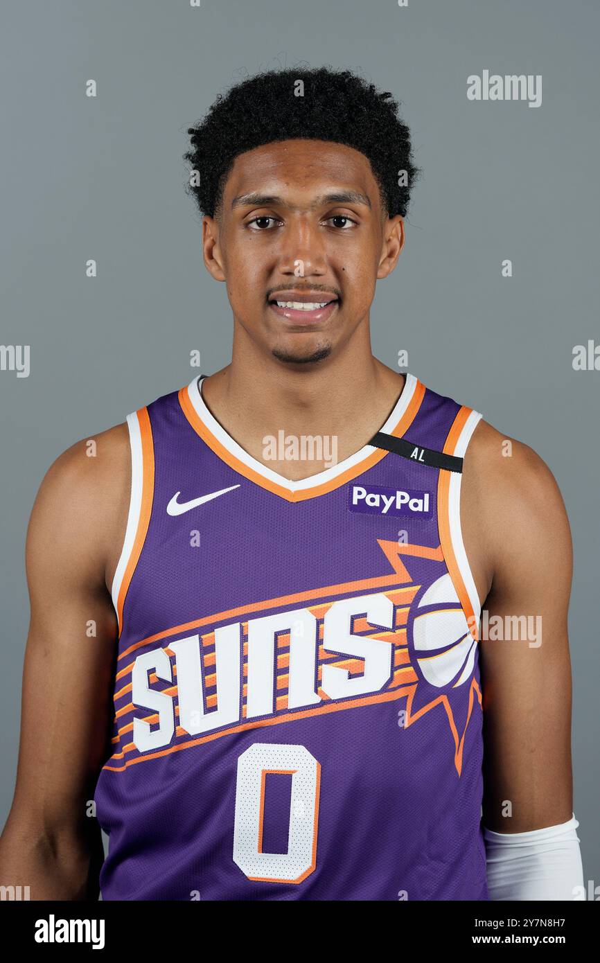 Phoenix Suns forward Ryan Dunn poses for a photo during an NBA ...