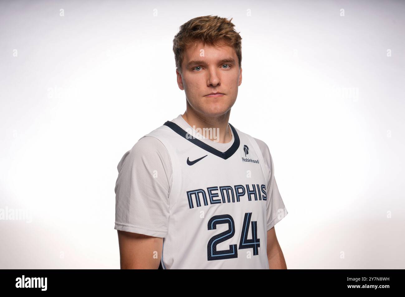 Memphis Grizzlies guard Cam Spencer (24) poses for a portrait during ...