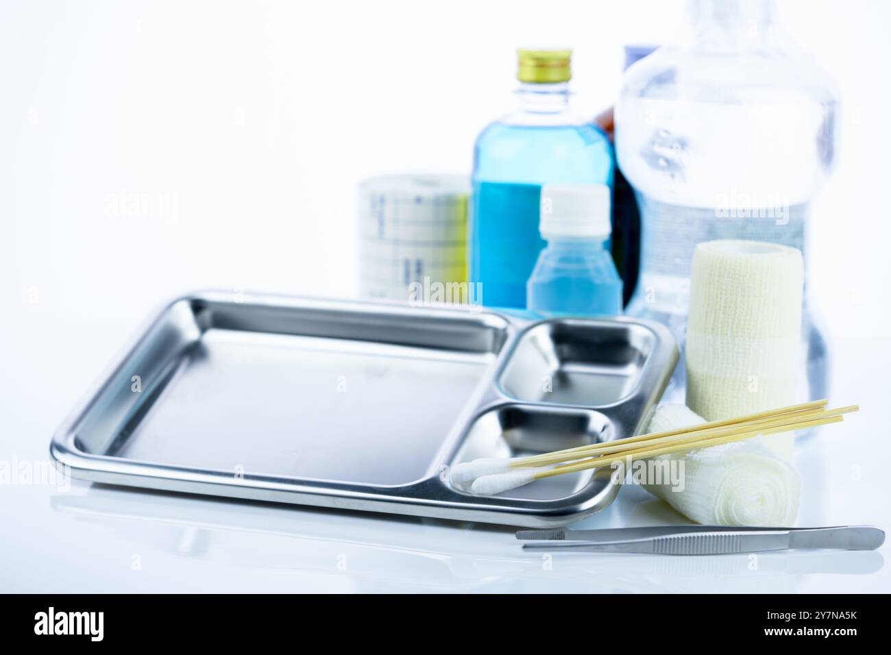 Medical equipment for treating infections. Wound care dressing set ...