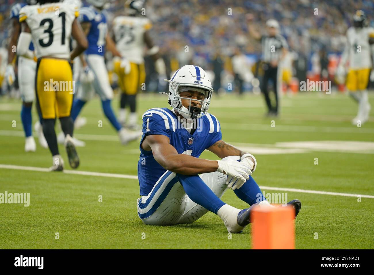 Josh downs colts hi-res stock photography and images - Alamy