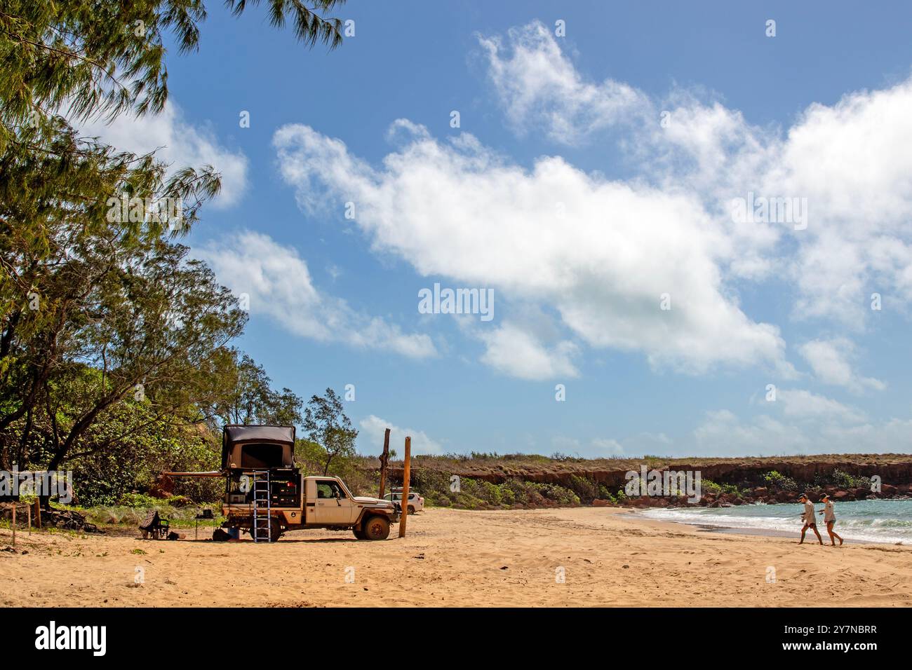 Camping on Little Bondi Beach (Baringura Stock Photo - Alamy