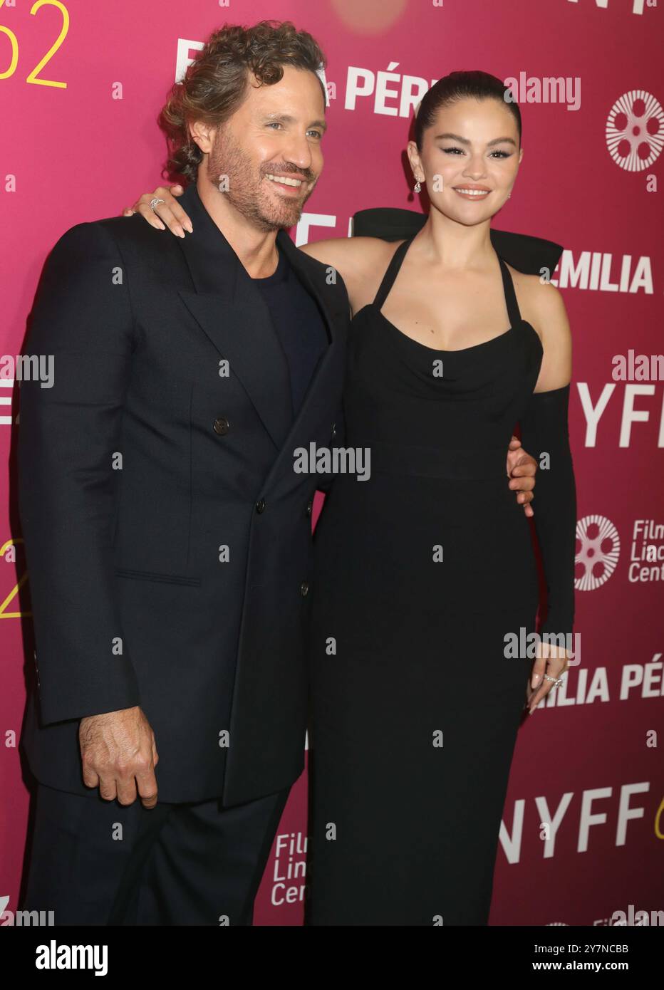 September 30, 2024, New York, New York, USA: Actors EDGAR RAMIREZ and ...
