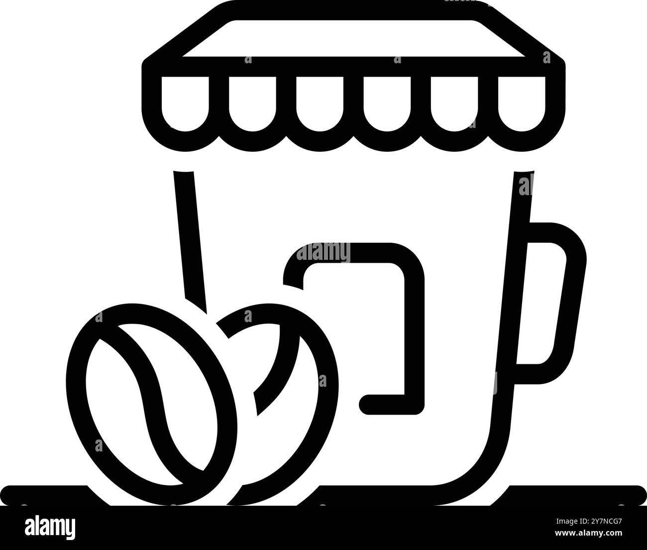 Freshly brewed coffee logo hi-res stock photography and images - Alamy