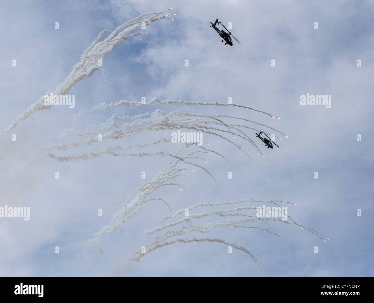 Seongnam, South Korea. 25th Sep, 2024. South Korean Army AH-64 Apache ...