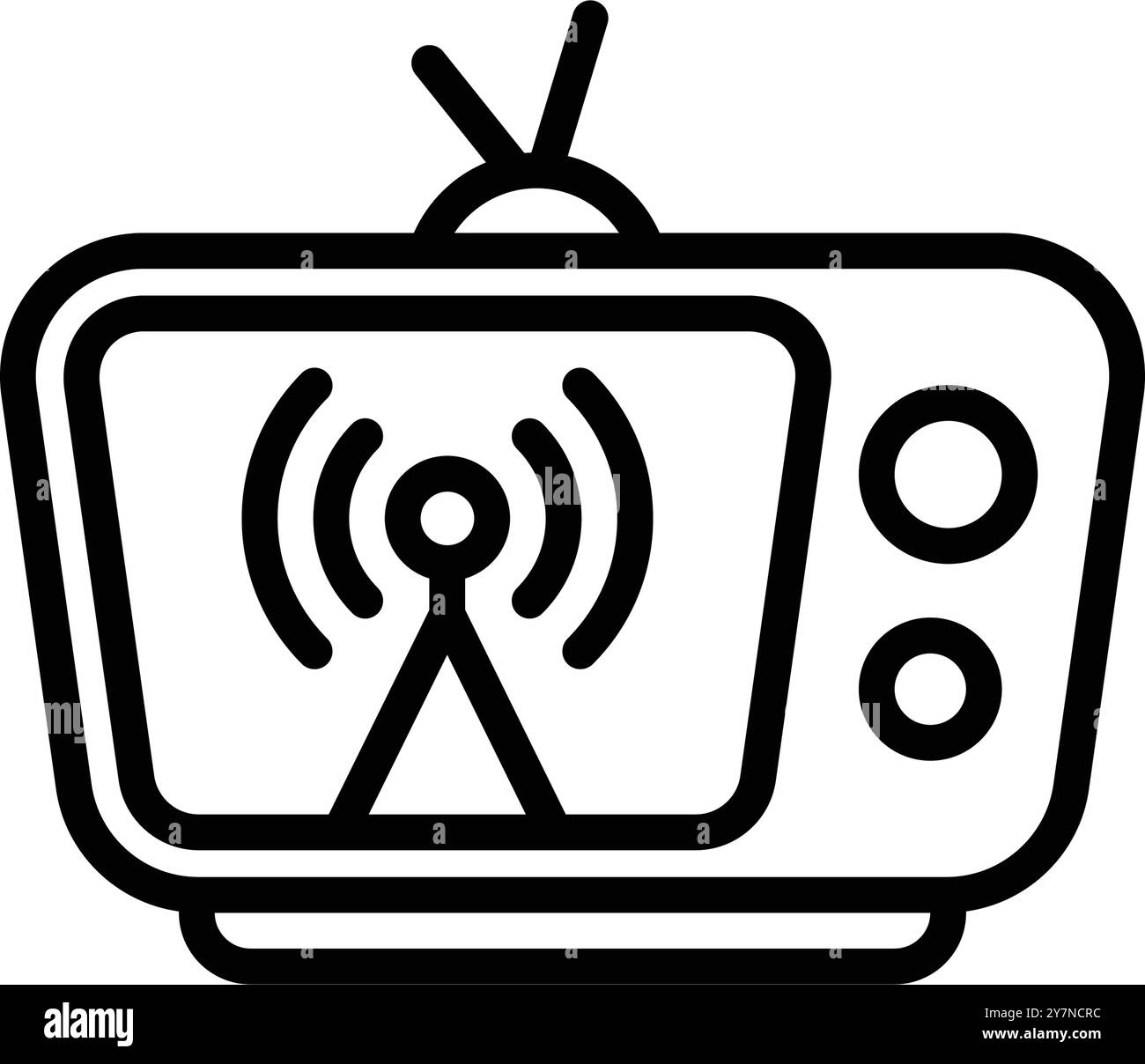 Icon for broadcast, tv Stock Vector Image & Art - Alamy