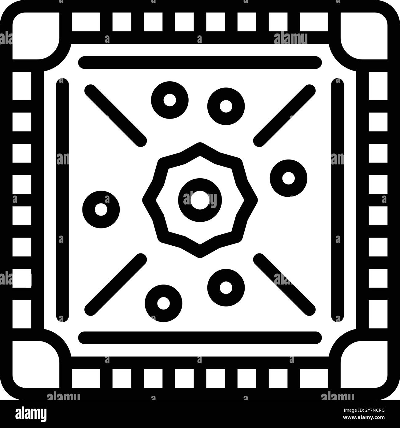 Carrom game Stock Vector Images - Alamy