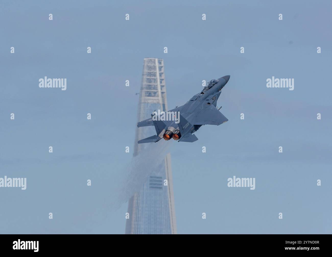 Seongnam, South Korea. 25th Sep, 2024. A South Korean Air Force's F-15K ...