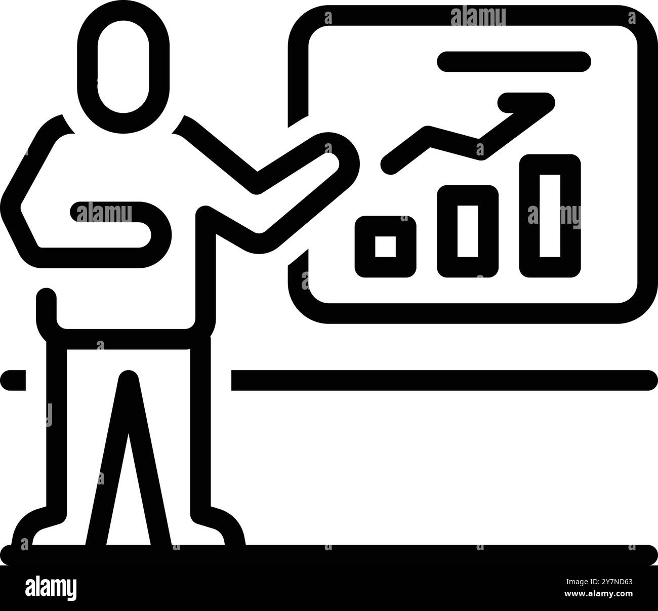 Icon for explanation, presentation Stock Vector Image & Art - Alamy