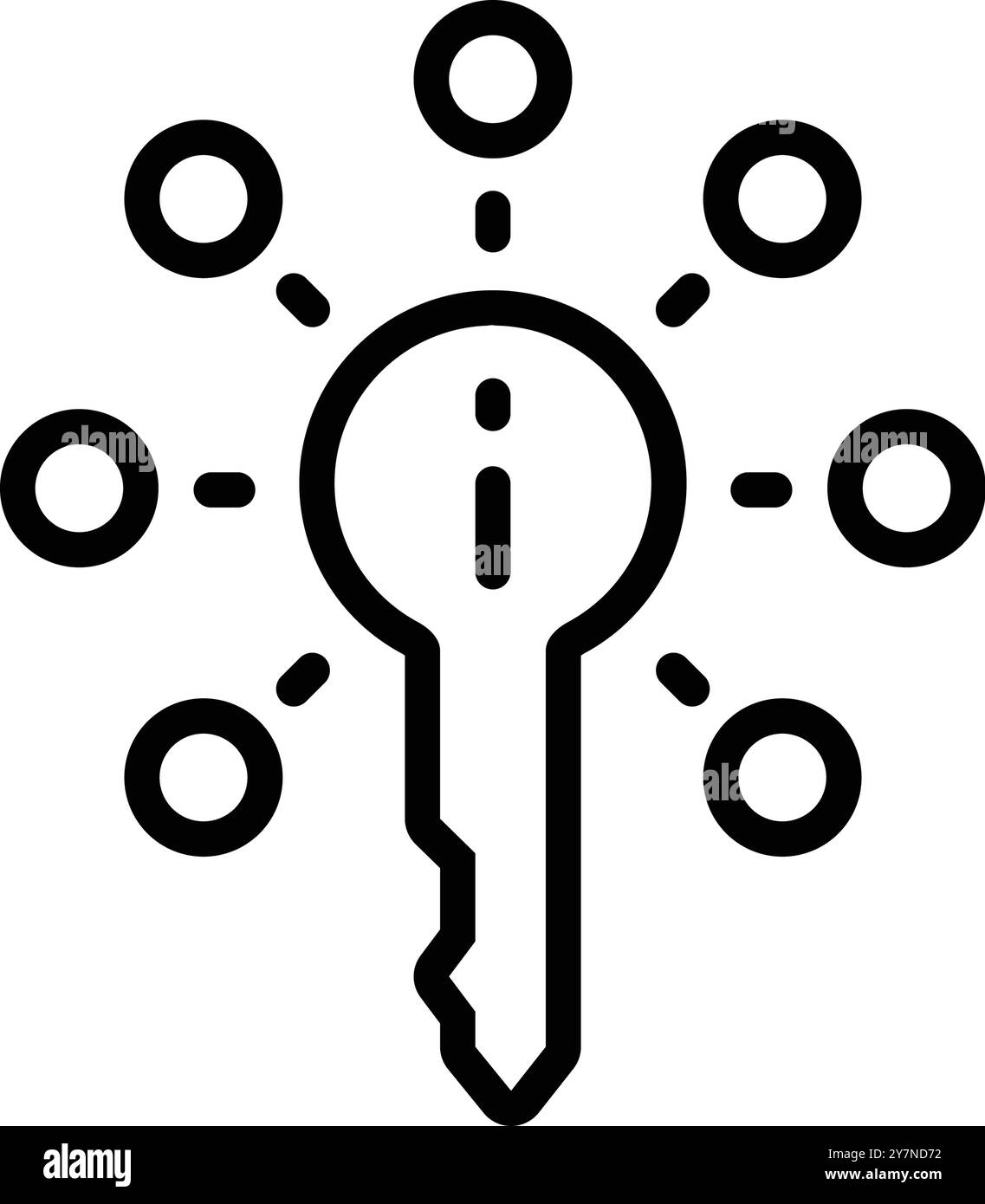 Icon for key information, key Stock Vector Image & Art - Alamy