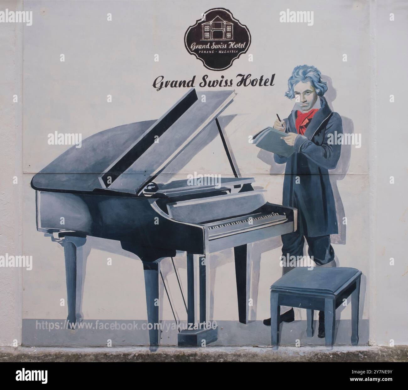 Malaysia: Beethoven by Yakuzart Creation, Grand Swiss Hotel, Lebuh ...