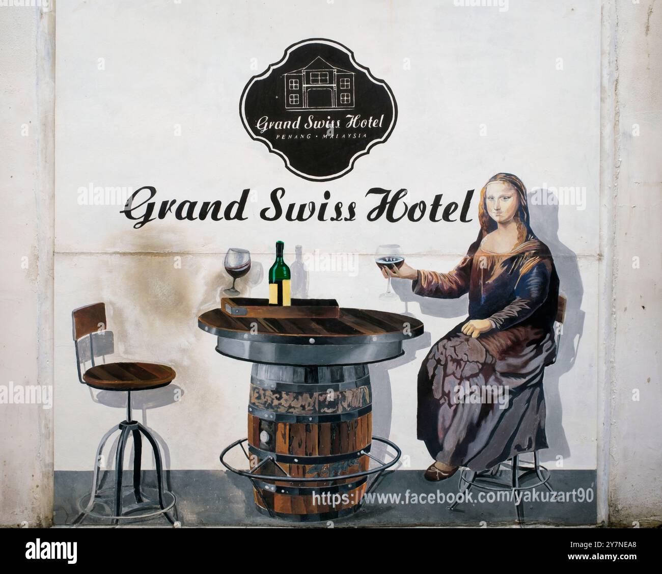 Malaysia: Mona Lisa by Yakuzart Creation, Grand Swiss Hotel, Lebuh ...