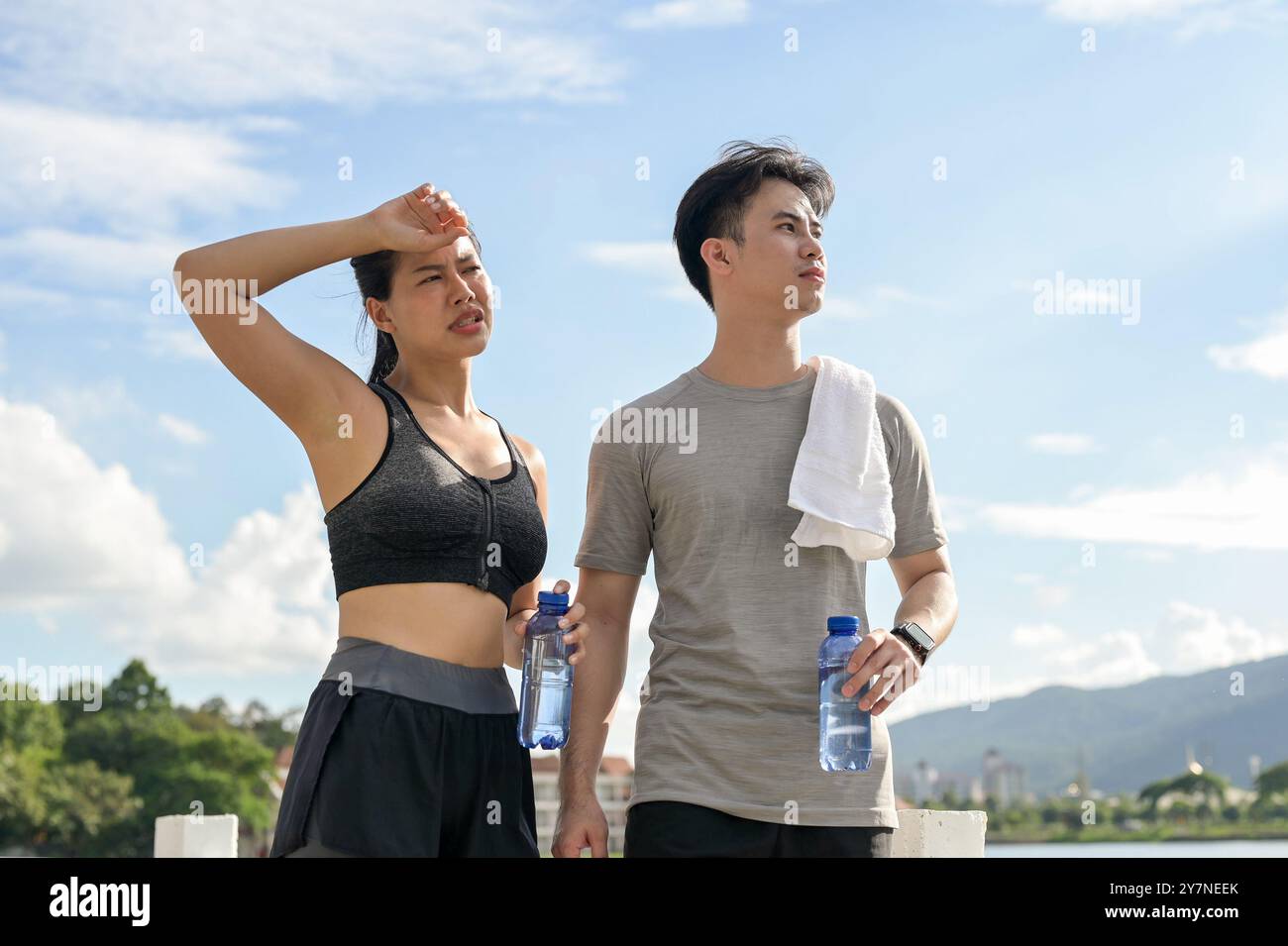 Hot and sweaty after exercise hi-res stock photography and images - Alamy