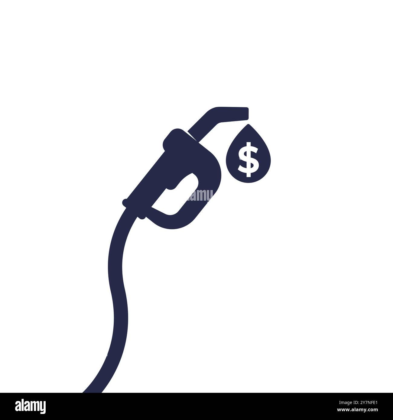 Fuel pump nozzle, petrol price vector Stock Vector Image & Art - Alamy