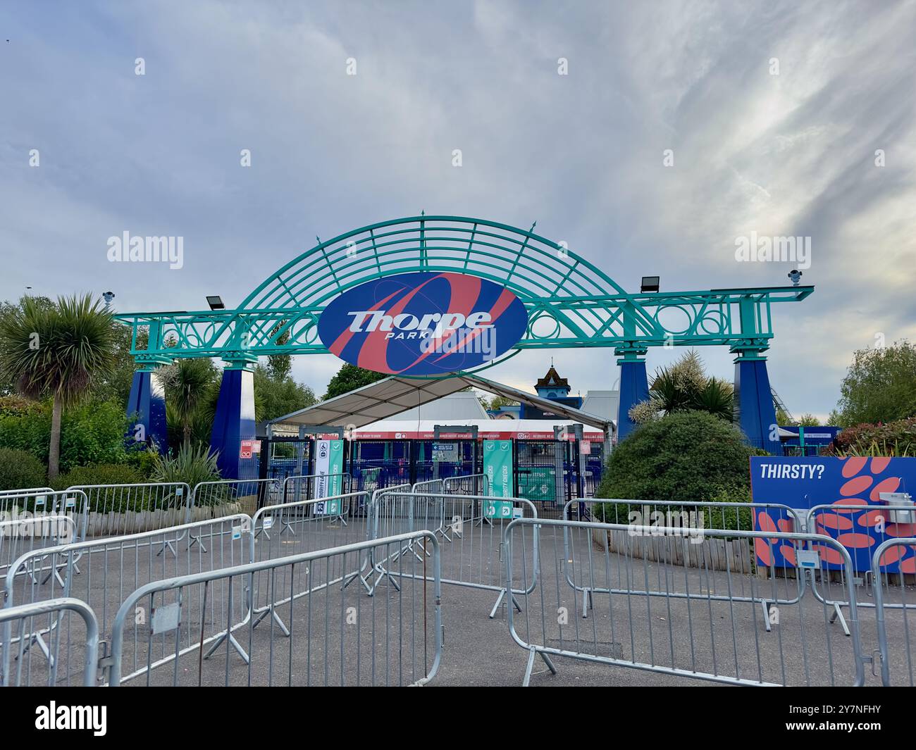 The Roller Coasters at the Thorpe Park, London, England, UK Stock Photo ...