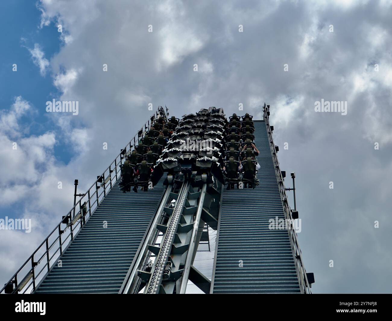 The Roller Coasters at the Thorpe Park, London, England, UK Stock Photo ...