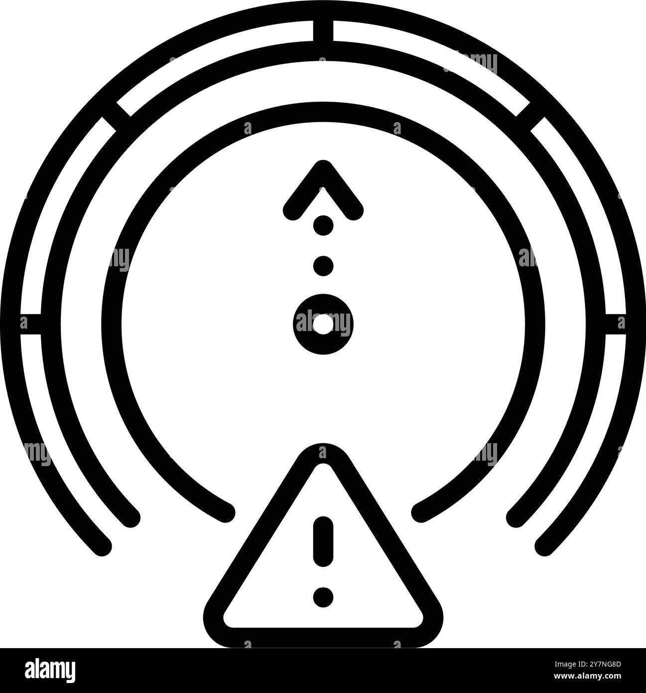 Icon for indicator, caution Stock Vector Image & Art - Alamy