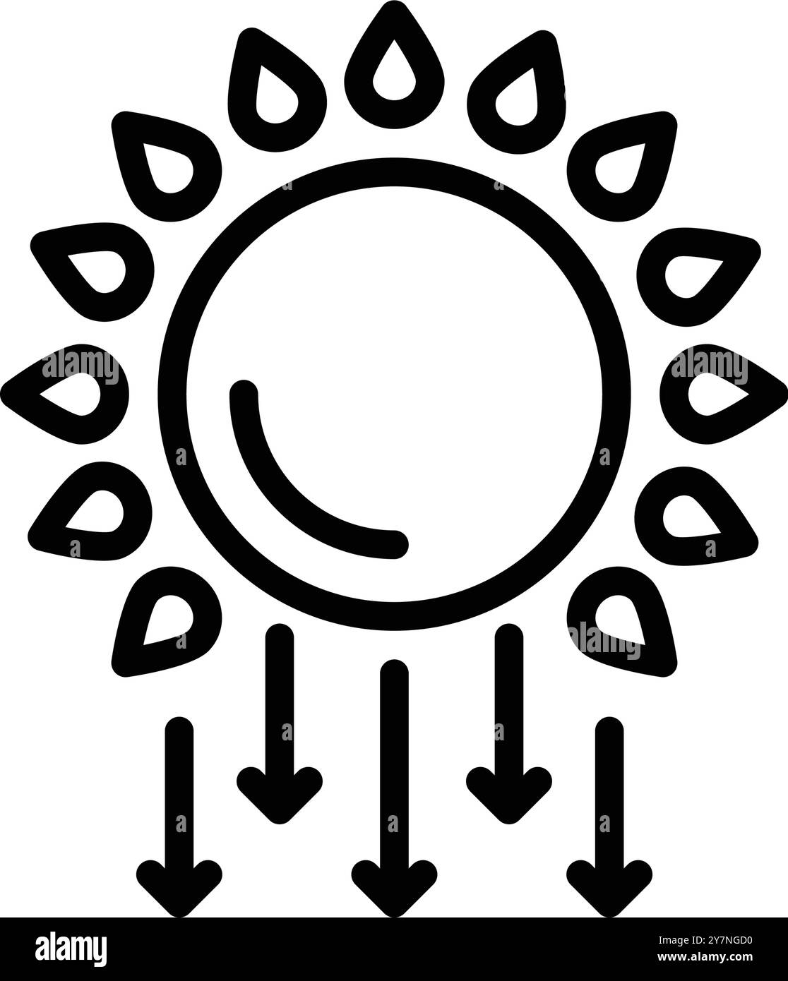 Icon for ultraviolet, ray Stock Vector Image & Art - Alamy