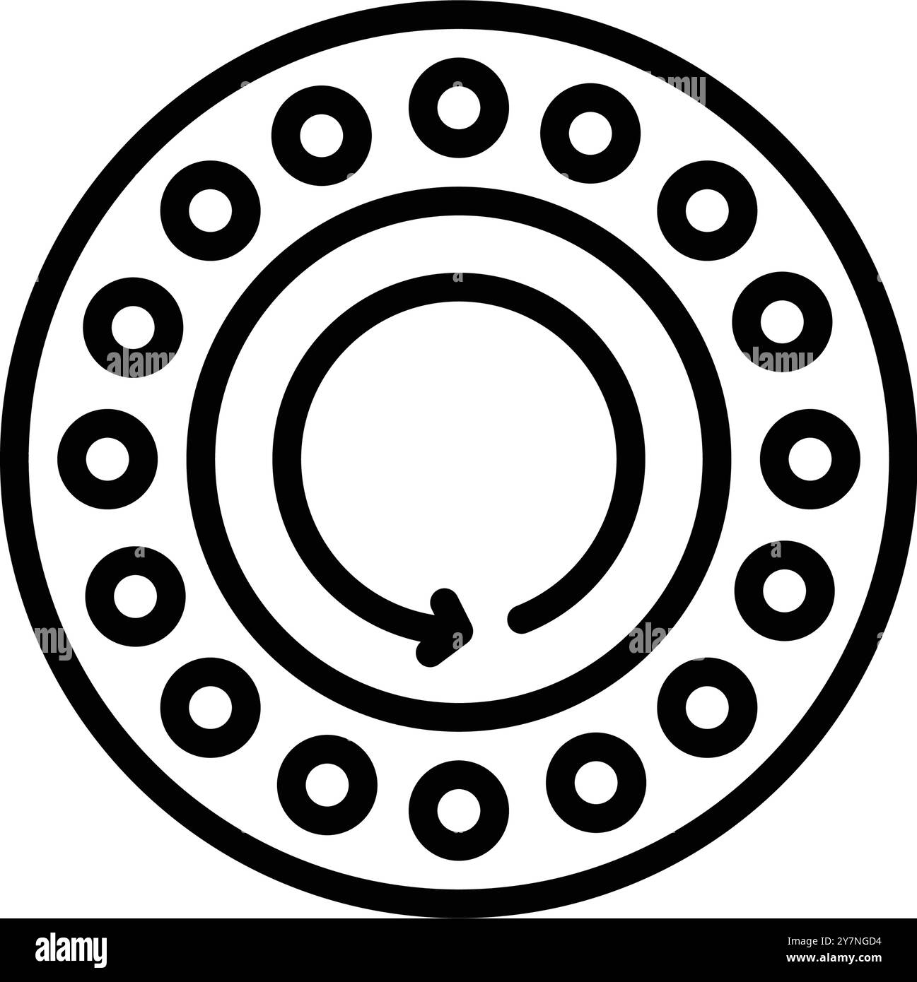 Icon for rotary, circulating Stock Vector Image & Art - Alamy