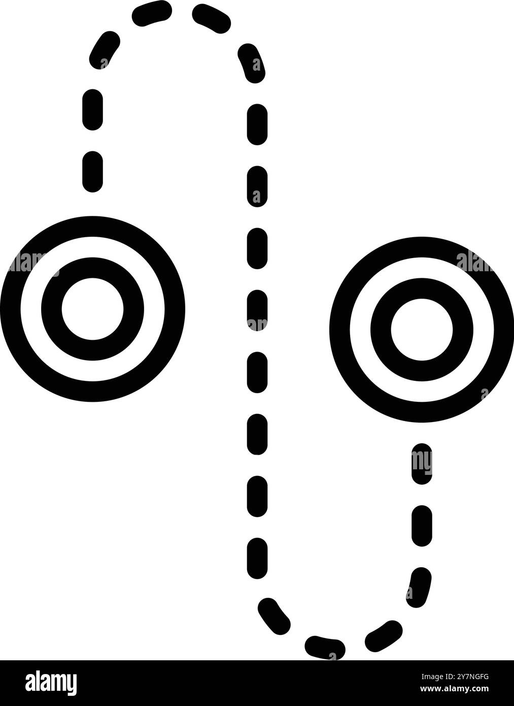 Icon for trajectory, route Stock Vector Image & Art - Alamy