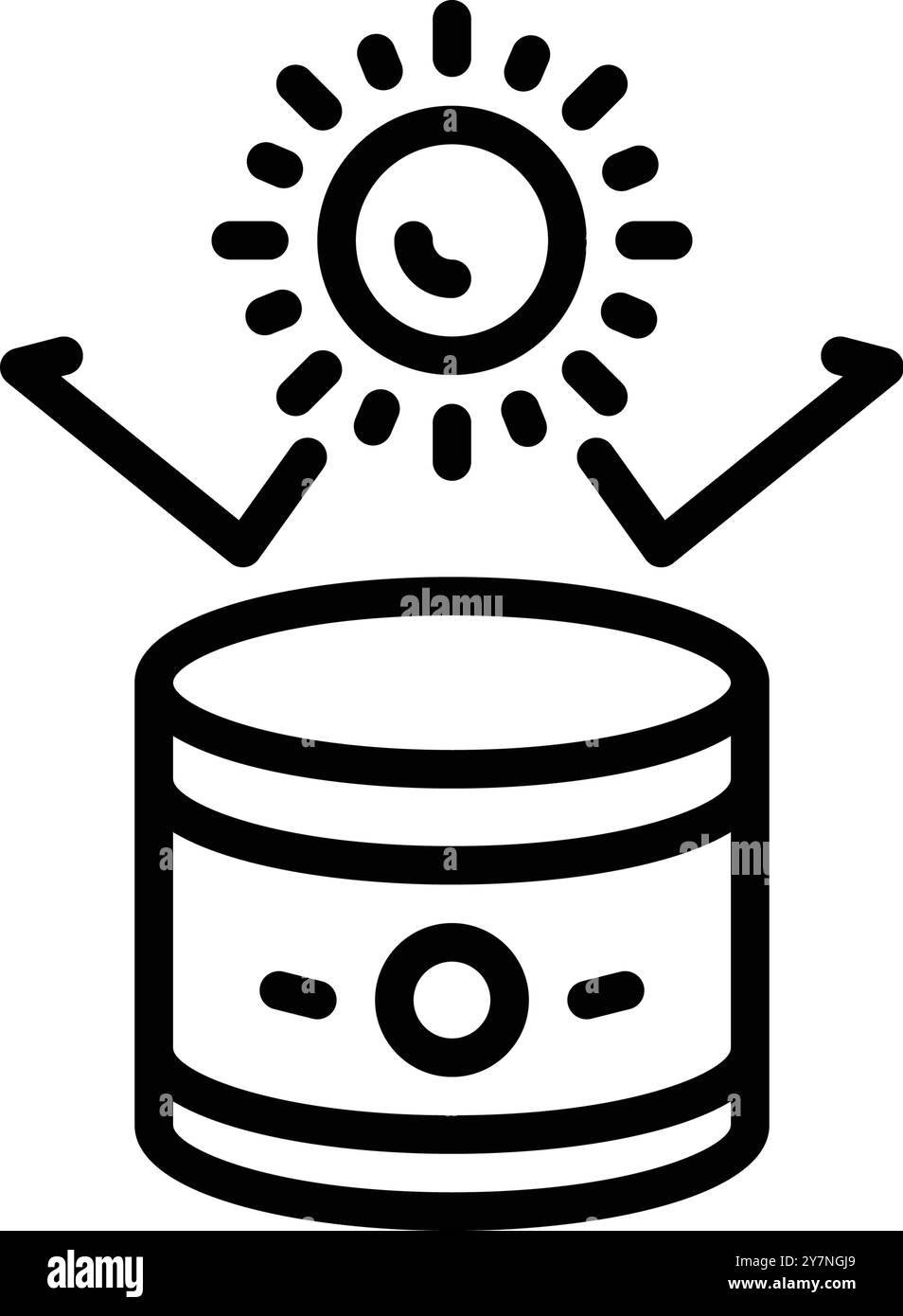 Uv protection icon sunscreen Black and White Stock Photos & Images - Alamy