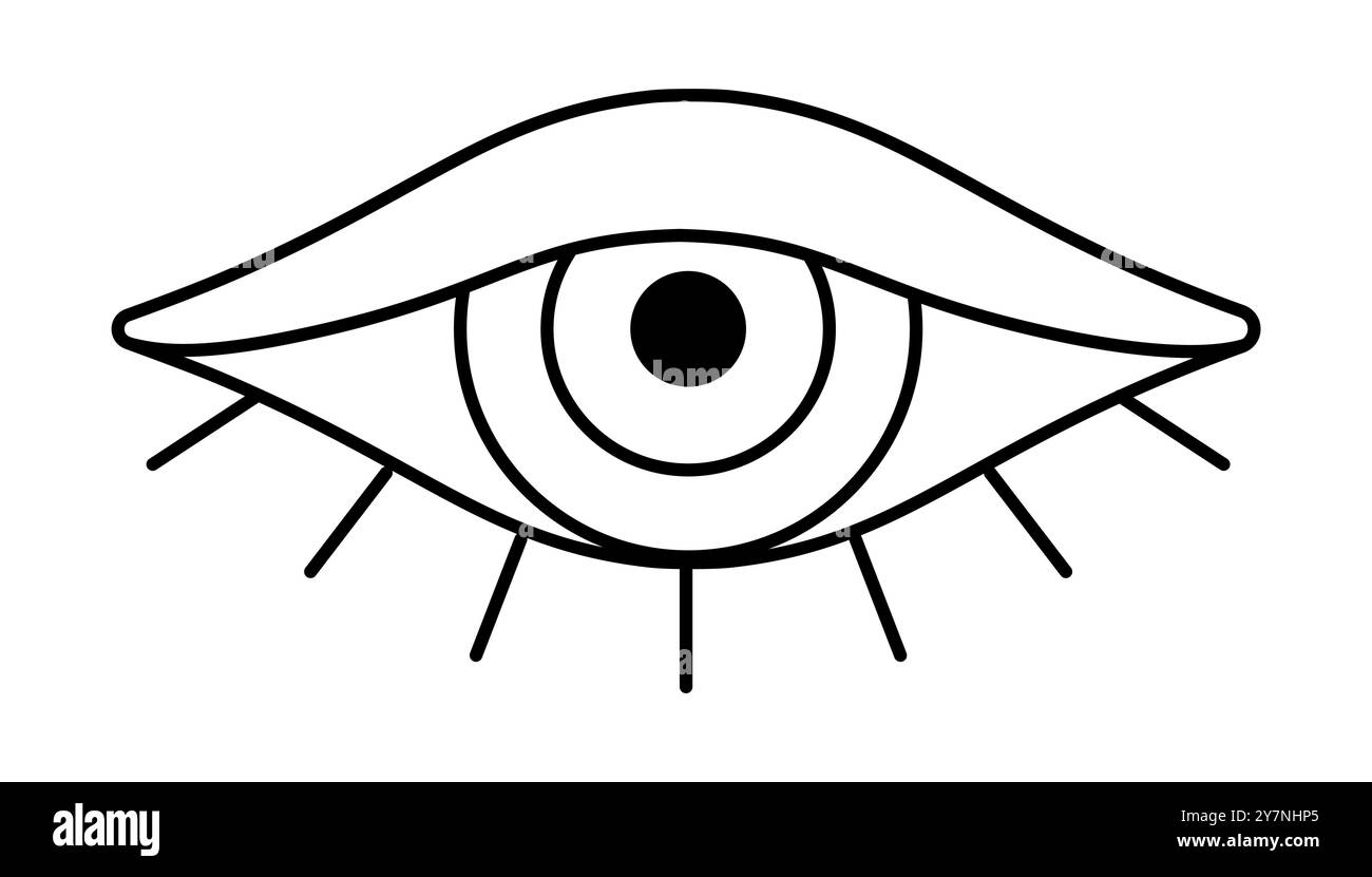 Half-closed eye tired and sleepy Stock Vector Image & Art - Alamy