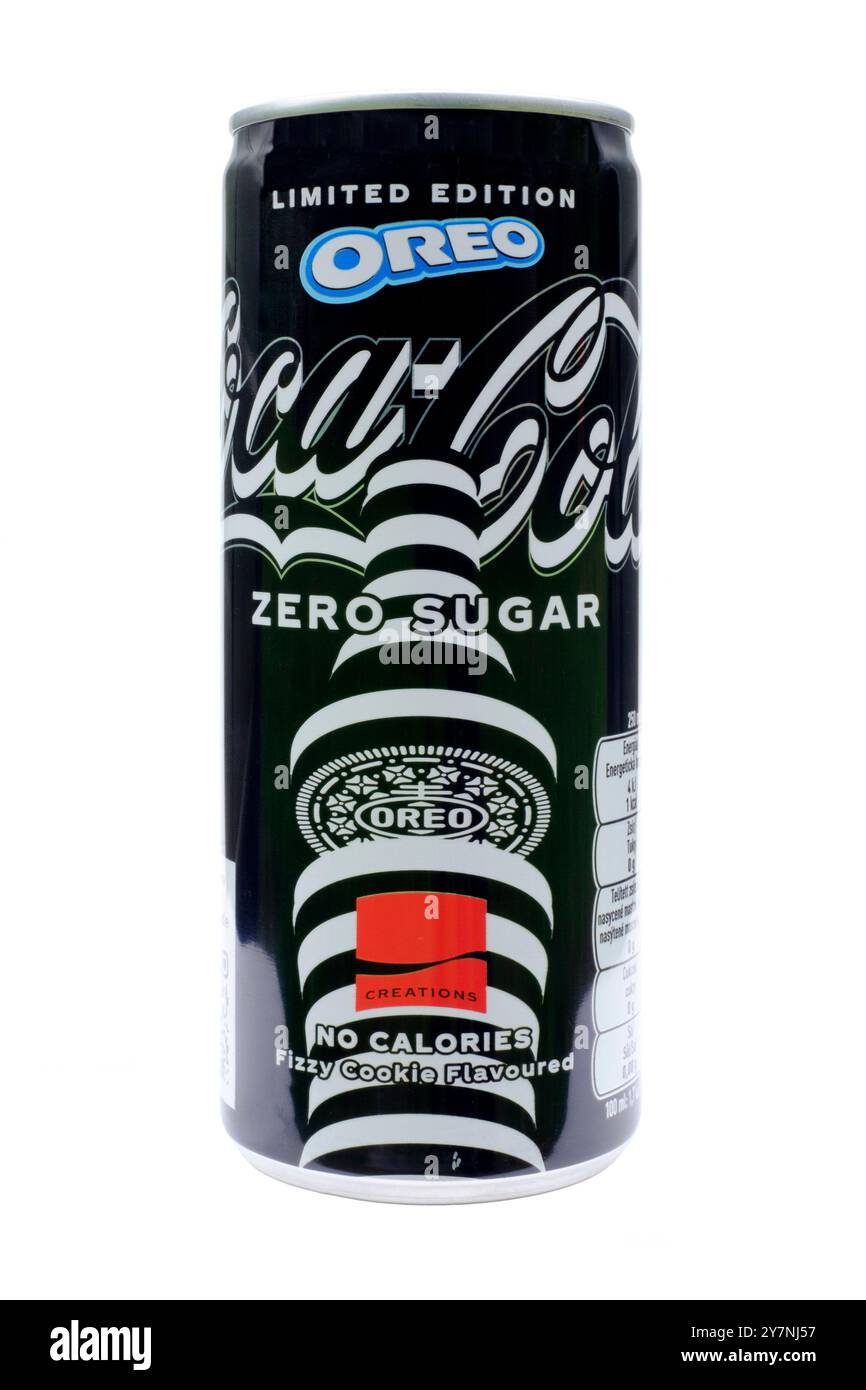 can of hungarian limited edition oreo fizzy cookie flavour coca cola ...
