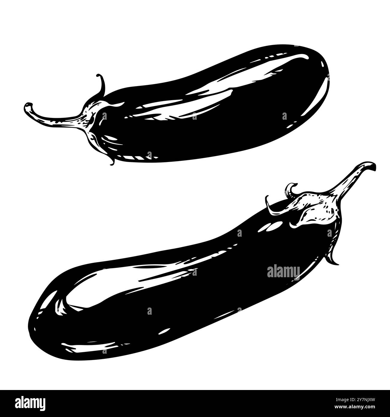 Two black ink sketch Black and White Stock Photos & Images - Alamy