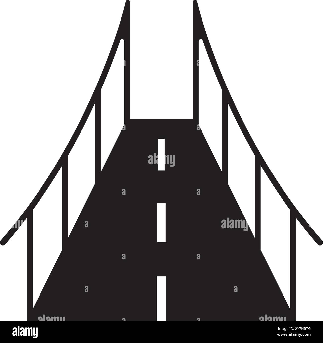 bridge icon vector illustration logo design Stock Vector Image & Art ...