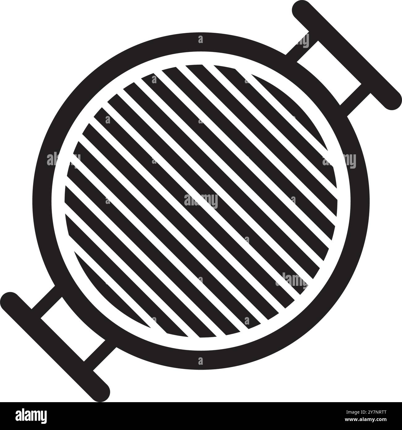 barbecue grill icon vector illustration logo design Stock Vector Image & Art - Alamy