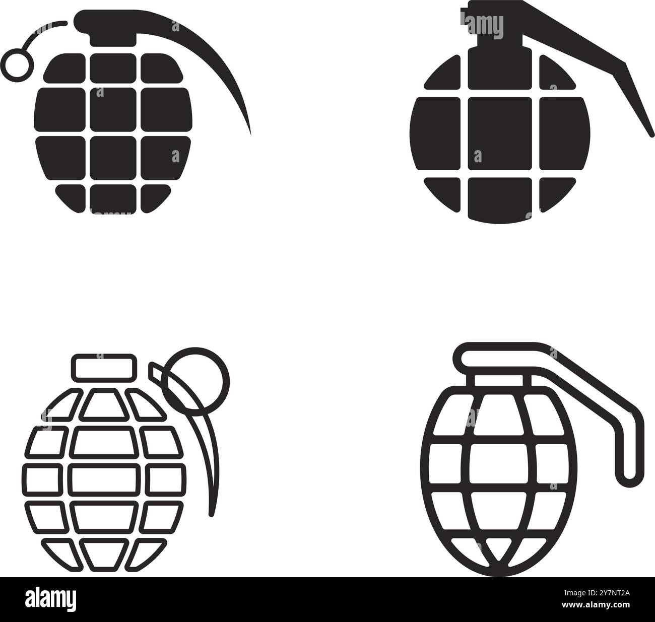 grenade icon vector illurtration logo design Stock Vector Image & Art ...