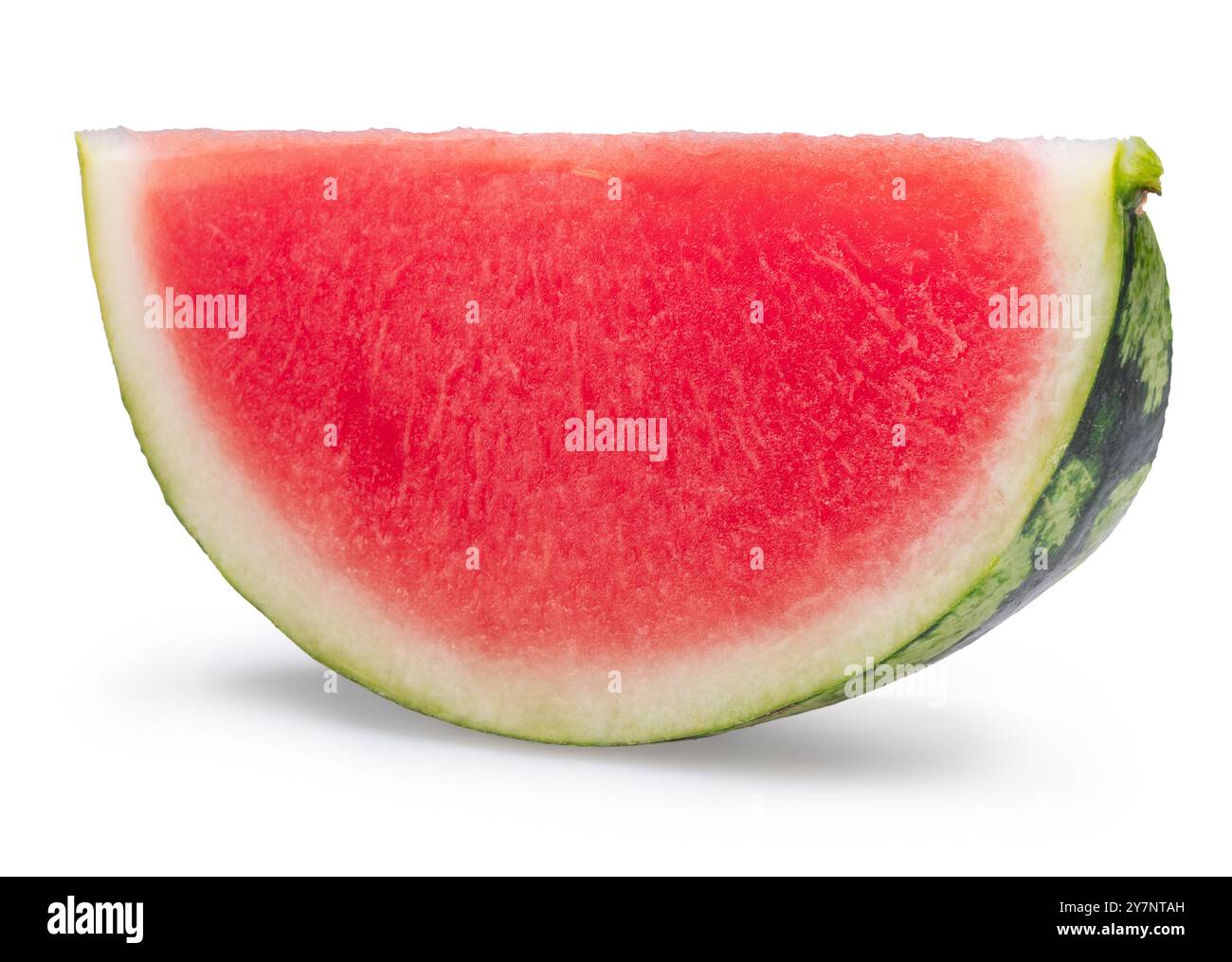 Watermelon slice without seeds isolated on white background. Clipping ...