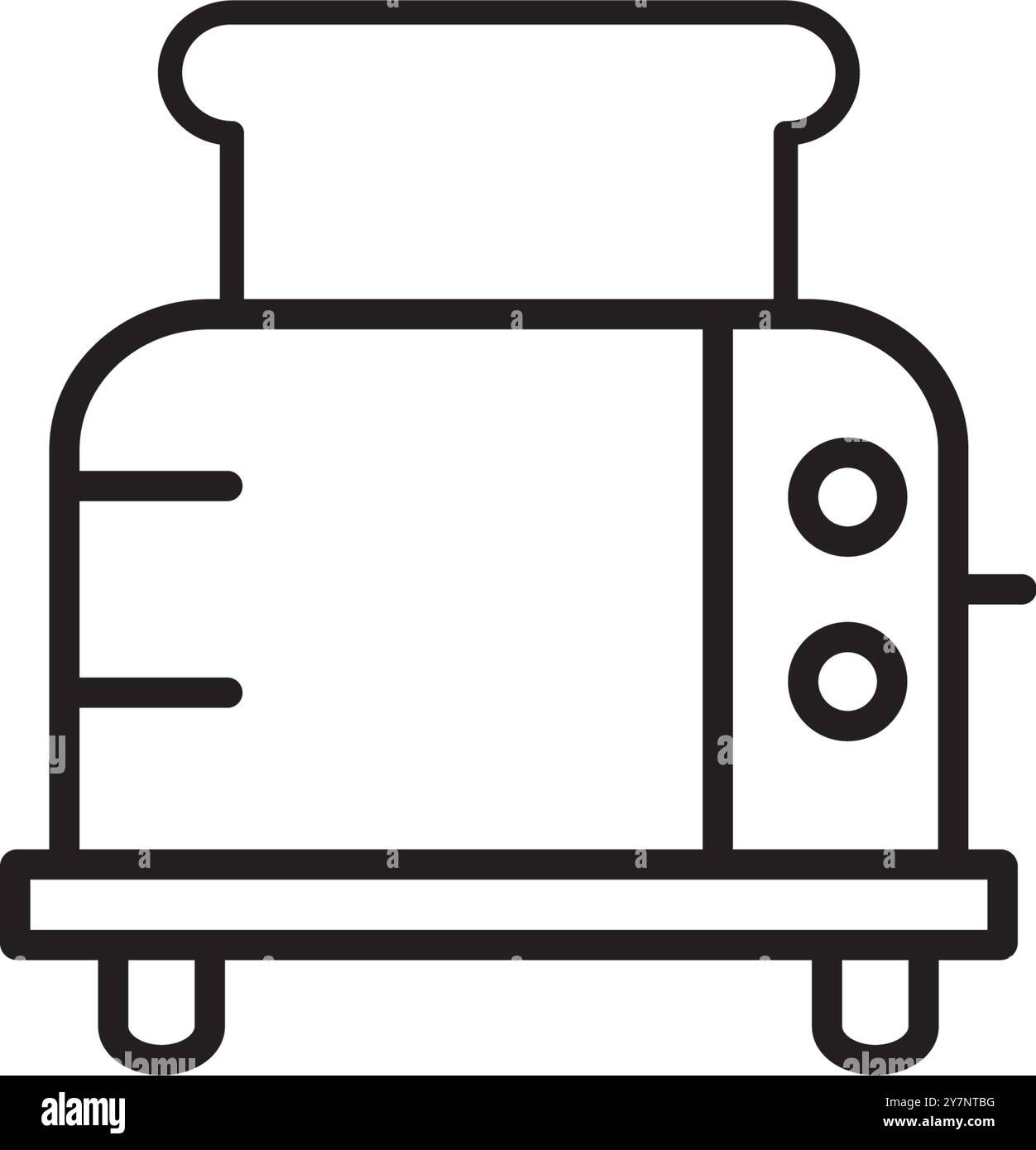 toaster icon vector illustration logo design Stock Vector Image & Art ...