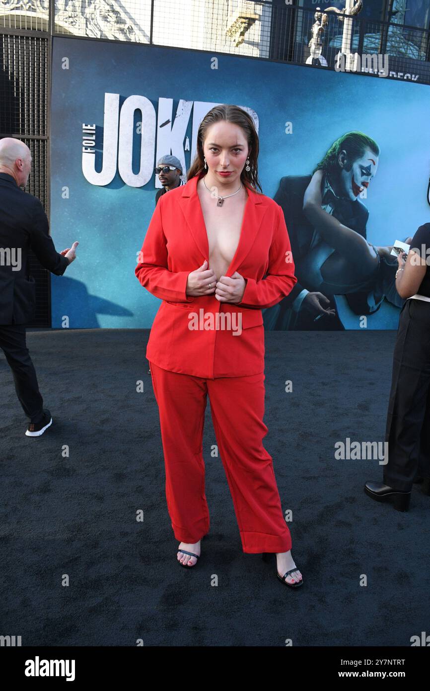 Hollywood, California, USA 30th September 2024 Audrey Gallagher attends ...