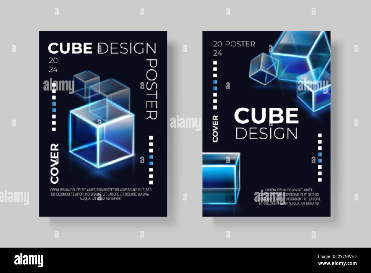 Annual report cover lighting design Stock Vector Images - Alamy