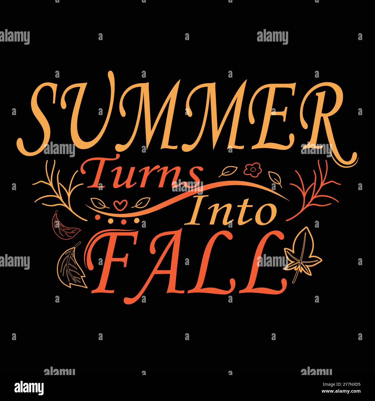 Orange typography Stock Vector Images - Alamy