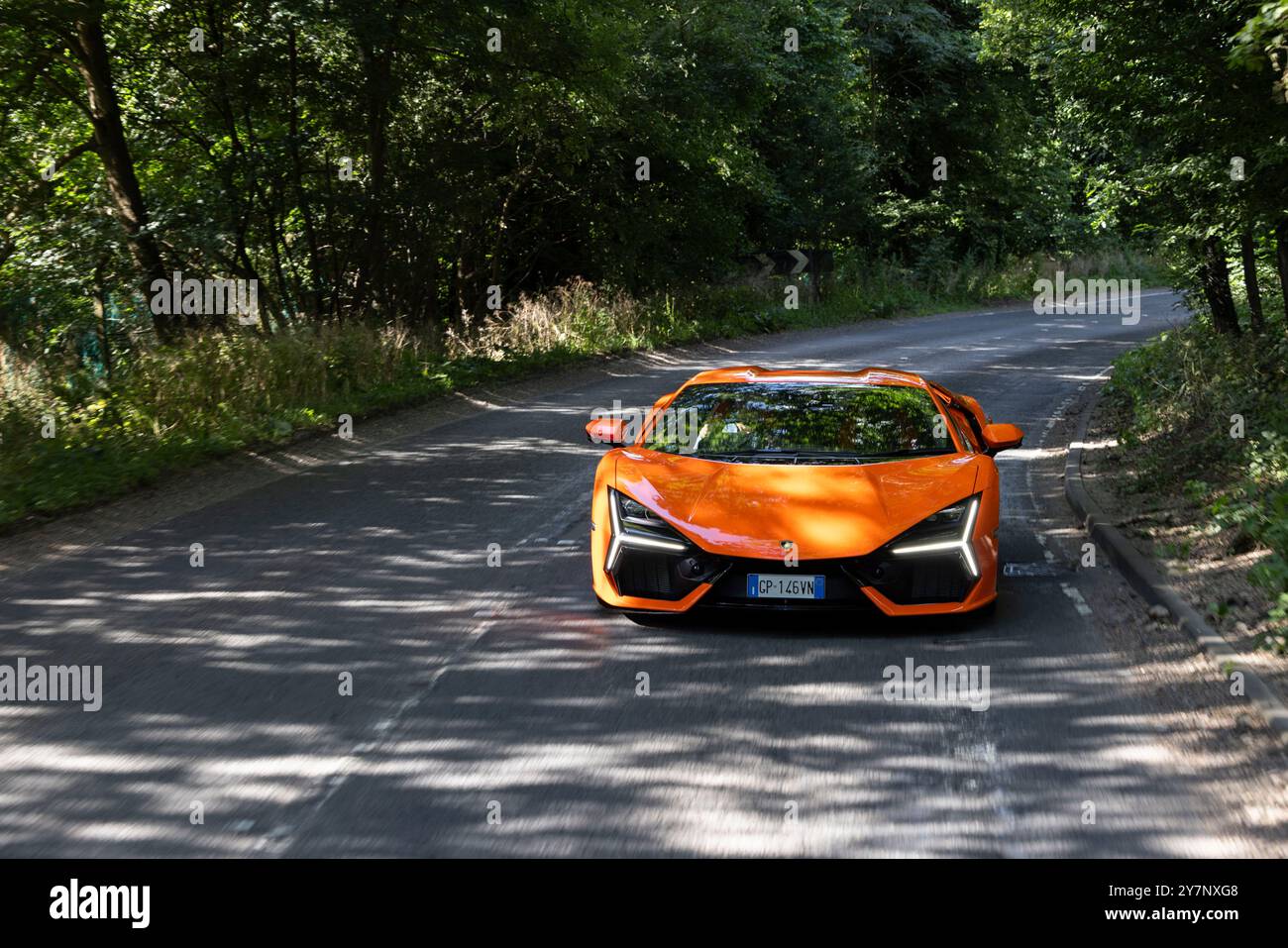 Lamborghini Revuelto road test, Hatfield, Hertfordshire, England, UK ...