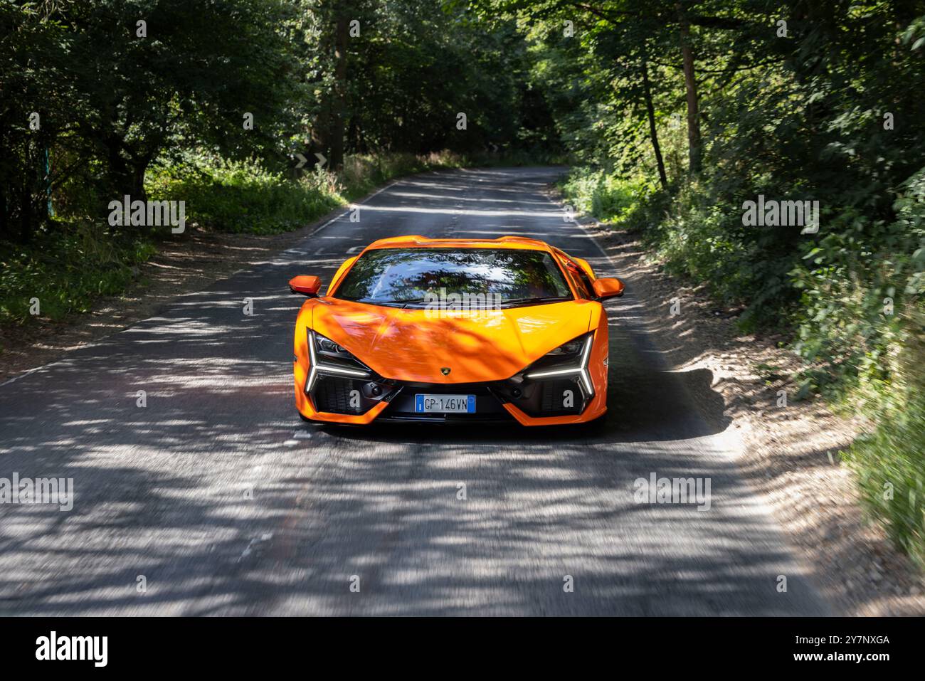Lamborghini Revuelto road test, Hatfield, Hertfordshire, England, UK ...
