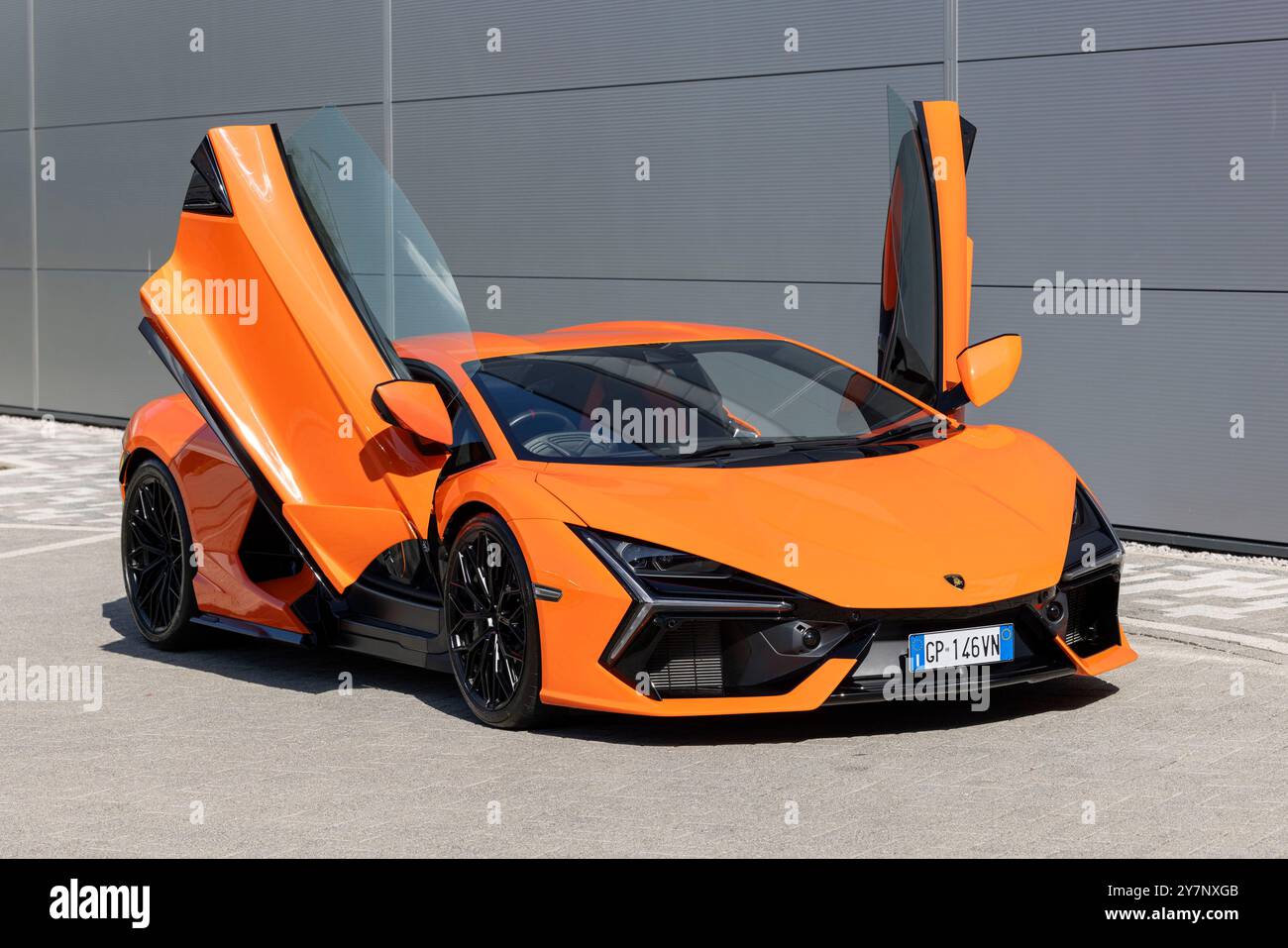 Lamborghini Revuelto road test, Hatfield, Hertfordshire, England, UK ...