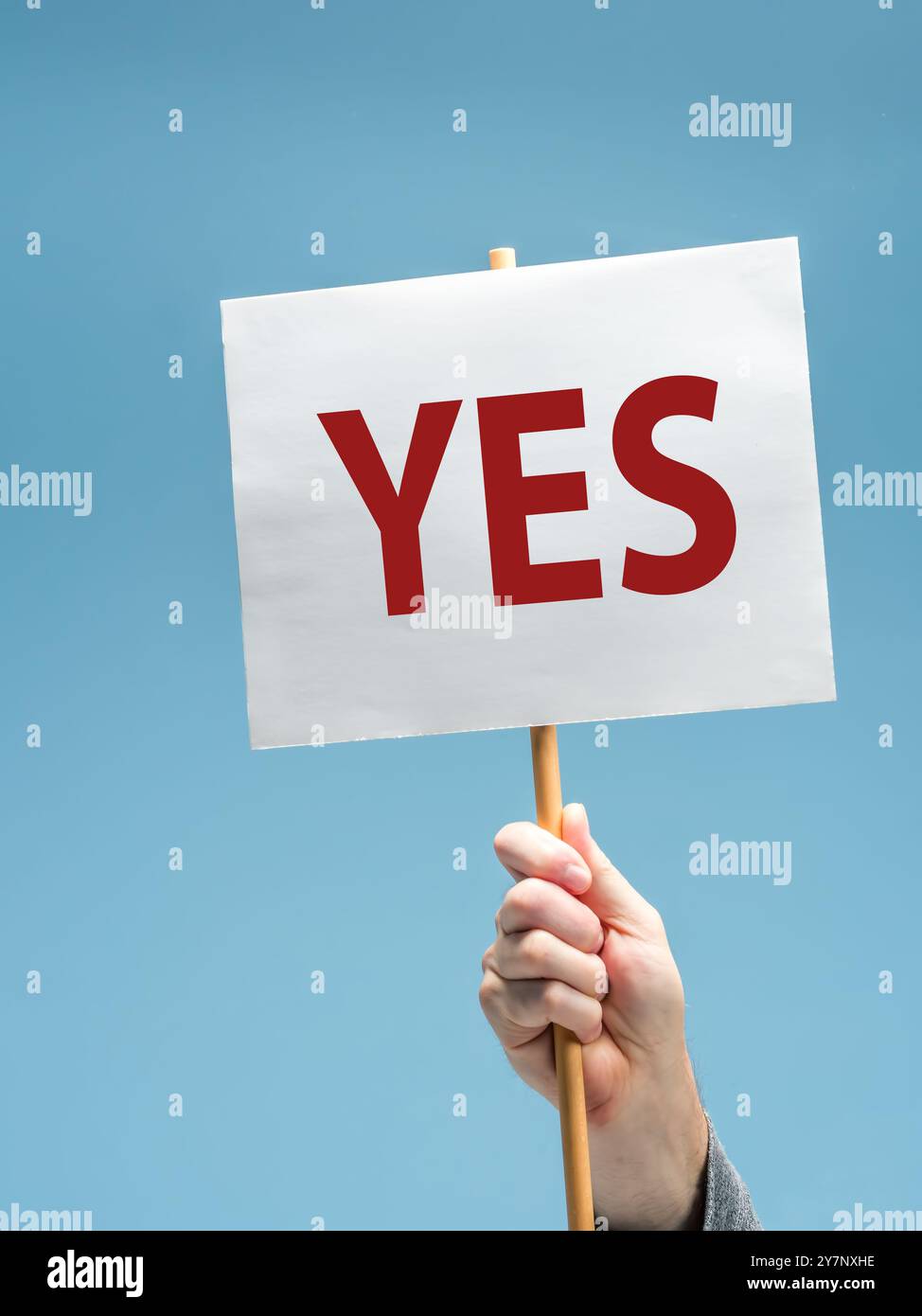 Word yes hi-res stock photography and images - Alamy