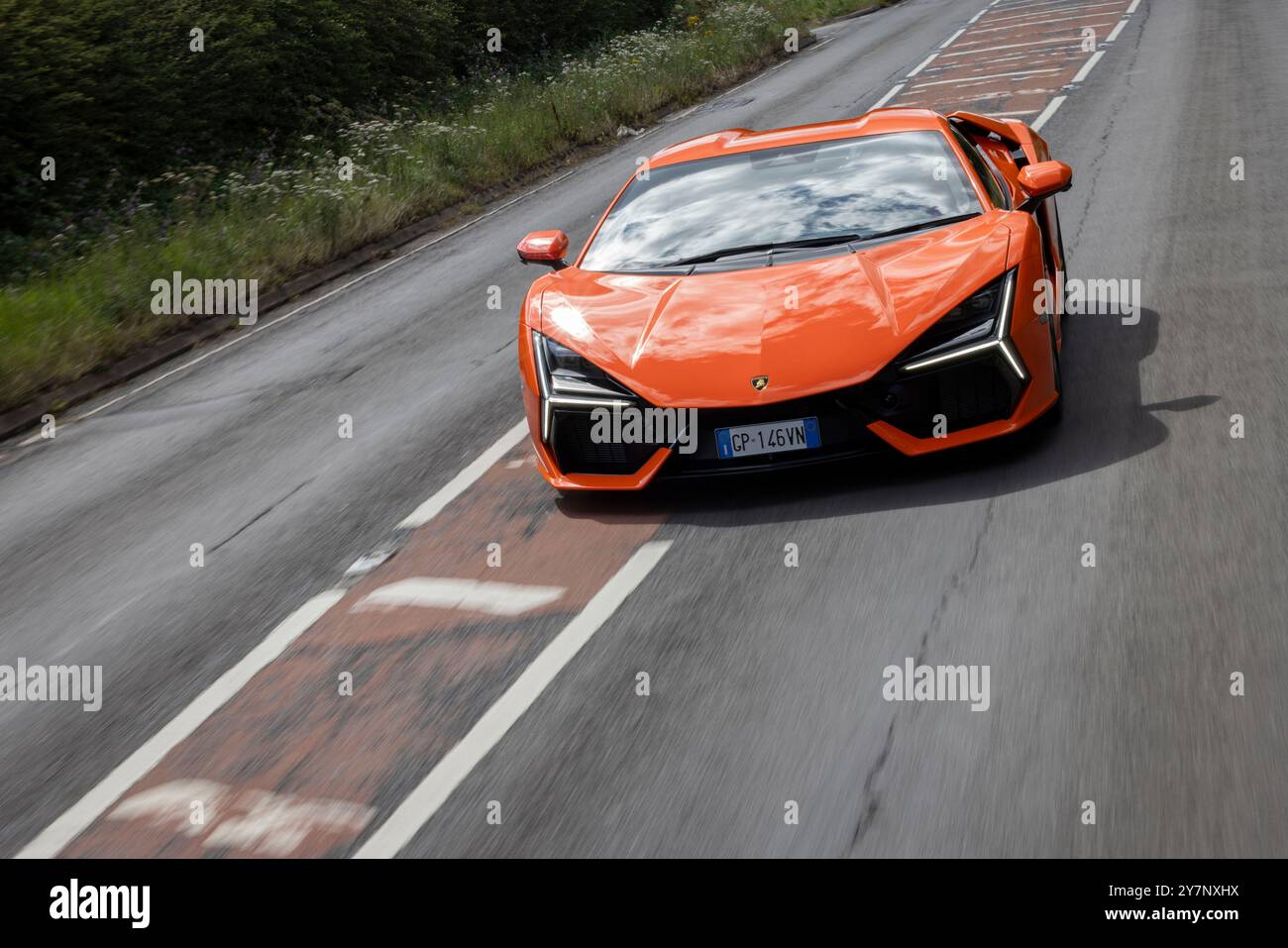 Lamborghini Revuelto road test, Hatfield, Hertfordshire, England, UK ...